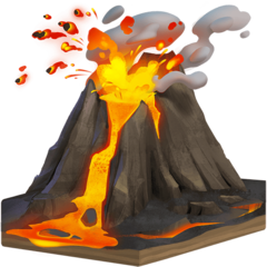 🌋 Volcano Emoji
