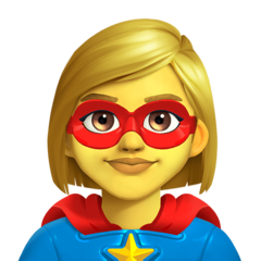 Woman Superhero Emoji | Emoji Woman Superhero Meaning