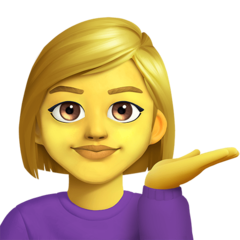 Woman Tipping Hand Emoji | Emoji Woman Tipping Hand Meaning