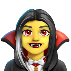 Woman Vampire Emoji | Emoji Woman Vampire Meaning