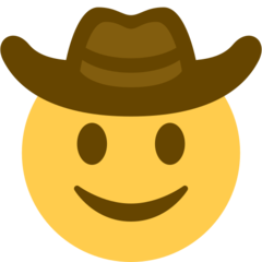 🤠 Face with Cowboy Hat Emoji