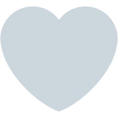 Grey Heart Emoji