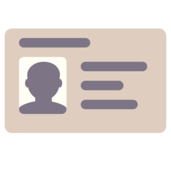 🪪 Identification Card Emoji