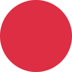 🔴 Large Red Circle Emoji