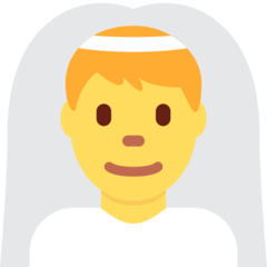 👰‍♂️ Man with Veil Emoji