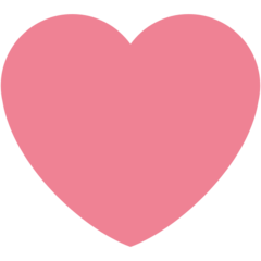 Emoji Coração Cor-De-Rosa