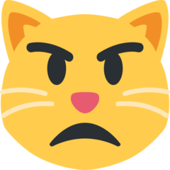 😾 Pouting Cat Face Emoji