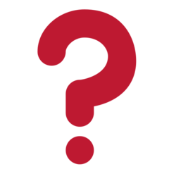 Black Question Mark Ornament Emoji