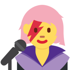 👩‍🎤 Woman Singer Emoji