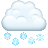 🌨️ Cloud with Snow Emoji