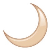 🌙 Crescent Moon Emoji