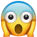 😱 Face Screaming in Fear Emoji
