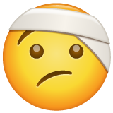 🤕 Face with Head-Bandage Emoji