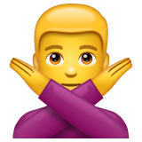 Man Gesturing No Emoji | Emoji Man Gesturing No Meaning