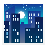 🌃 Night with Stars Emoji