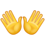 Open Hands Emoji | Emoji Open Hands Meaning
