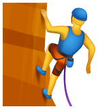🧗 Person Climbing Emoji
