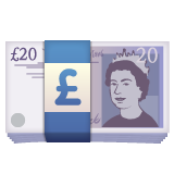 💷 Banknote with Pound Sign Emoji