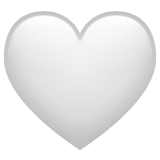🤍 White Heart Emoji