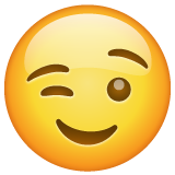 Winking Face Emoji | Winking Smiley Face Emoji