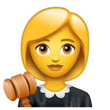 👩‍⚖️ Woman Judge Emoji