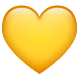 💛 Yellow Heart Emoji