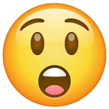 😲 Emoji Visage Stupéfait