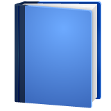 📘 Blue Book Emoji