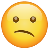 😕 Confused Face Emoji