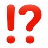 ⁉️ Exclamation Question Mark Emoji