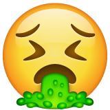 🤮 Face with Open Mouth Vomiting Emoji