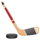 🏒 Ice Hockey Stick and Puck Emoji