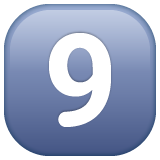 9️⃣ Keycap Digit Nine Emoji