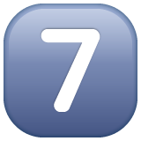 7️⃣ Keycap Digit Seven Emoji