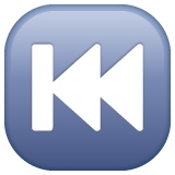 ⏮️ Black Left-Pointing Double Triangle with Vertical Bar Emoji