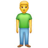 Man Standing Emoji | Emoji Man Standing Meaning