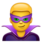 Man Supervillain Emoji | Emoji Man Supervillain Meaning