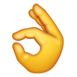 👌 OK Hand Sign Emoji