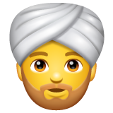 👳 Man with Turban Emoji