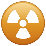 ☢️ Radioactive Sign Emoji
