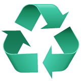 ♻️ Black Universal Recycling Symbol Emoji