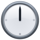 🕛 Clock Face Twelve O’Clock Emoji