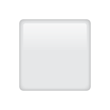 White Medium Small Square Emoji