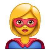 Woman Superhero Emoji | Emoji Woman Superhero Meaning