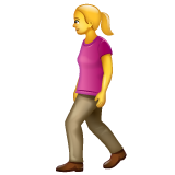 Woman Walking Emoji | Emoji Woman Walking Meaning