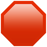 🛑 Stop Sign Emoji on Apple iOS 12.1