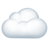 ☁️ Cloud Emoji on Apple iOS 15.4