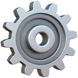 ⚙️ Gear Emoji on Apple iOS 16.4