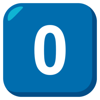 0️⃣ Keycap Digit Zero Emoji on JoyPixels 3.1