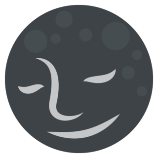 🌚 Rosto Da Lua Nova Emoji on JoyPixels 2.0